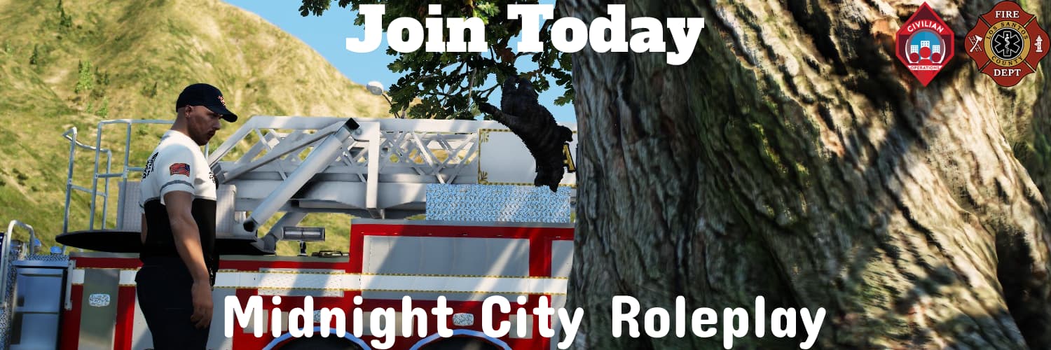 Midnight City Roleplay | Whitelisted | vMenu & Economy | Custom ...