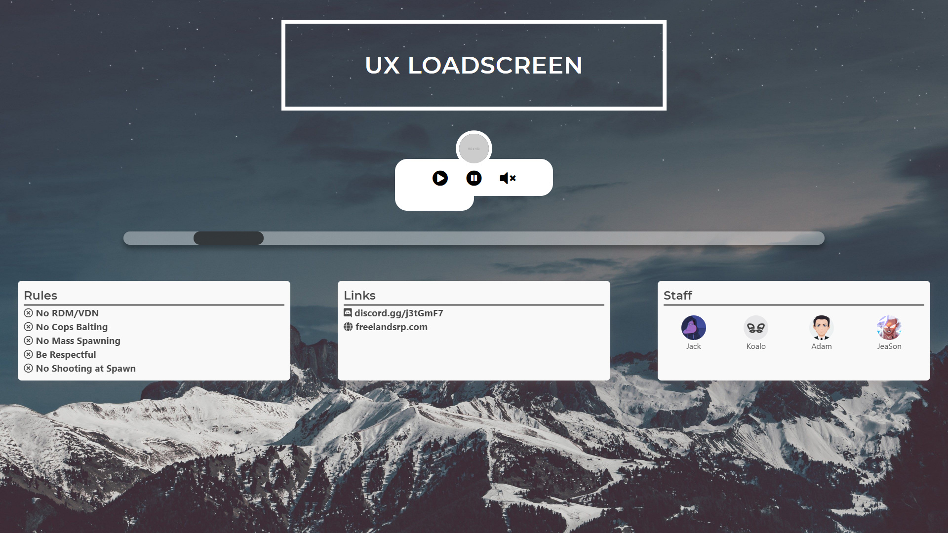 [Release] UX Loadscreen - FiveM Releases - Cfx.re Community