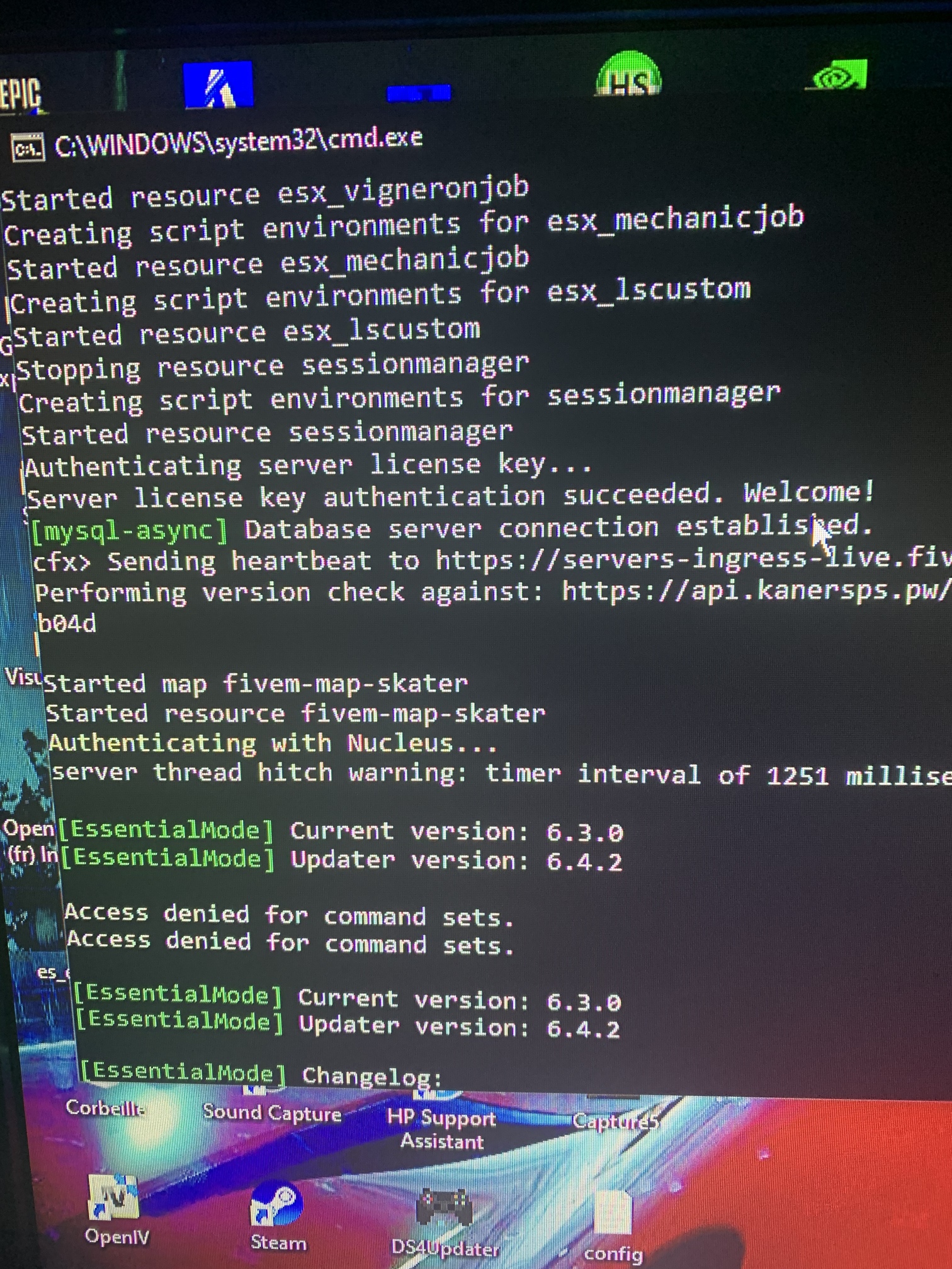 Es extended issue - ES/ESX - Cfx.re Community