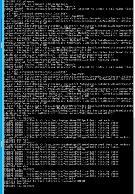 Citizen Scripting Lua Messagepack Lua 830 Missing Bytes Es Esx