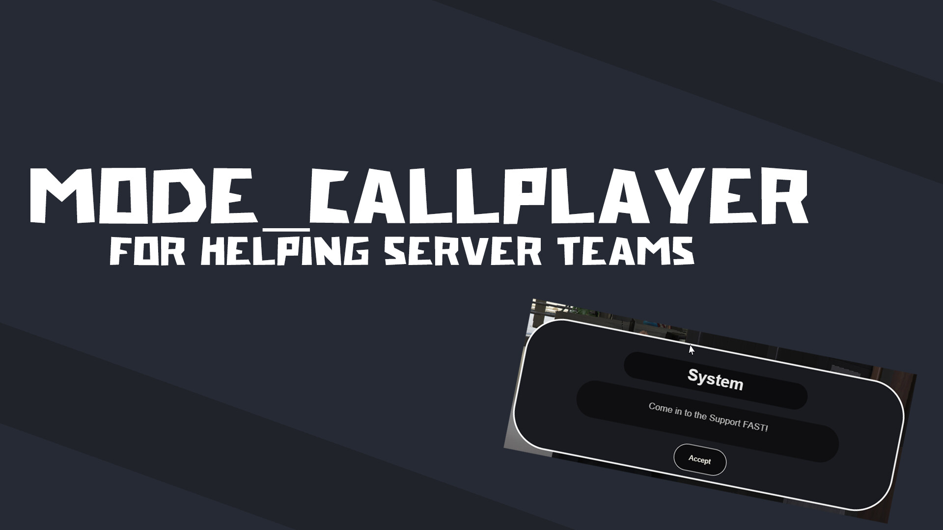 [PAID] Mode - Callplayer - FiveM Releases - Cfx.re Community