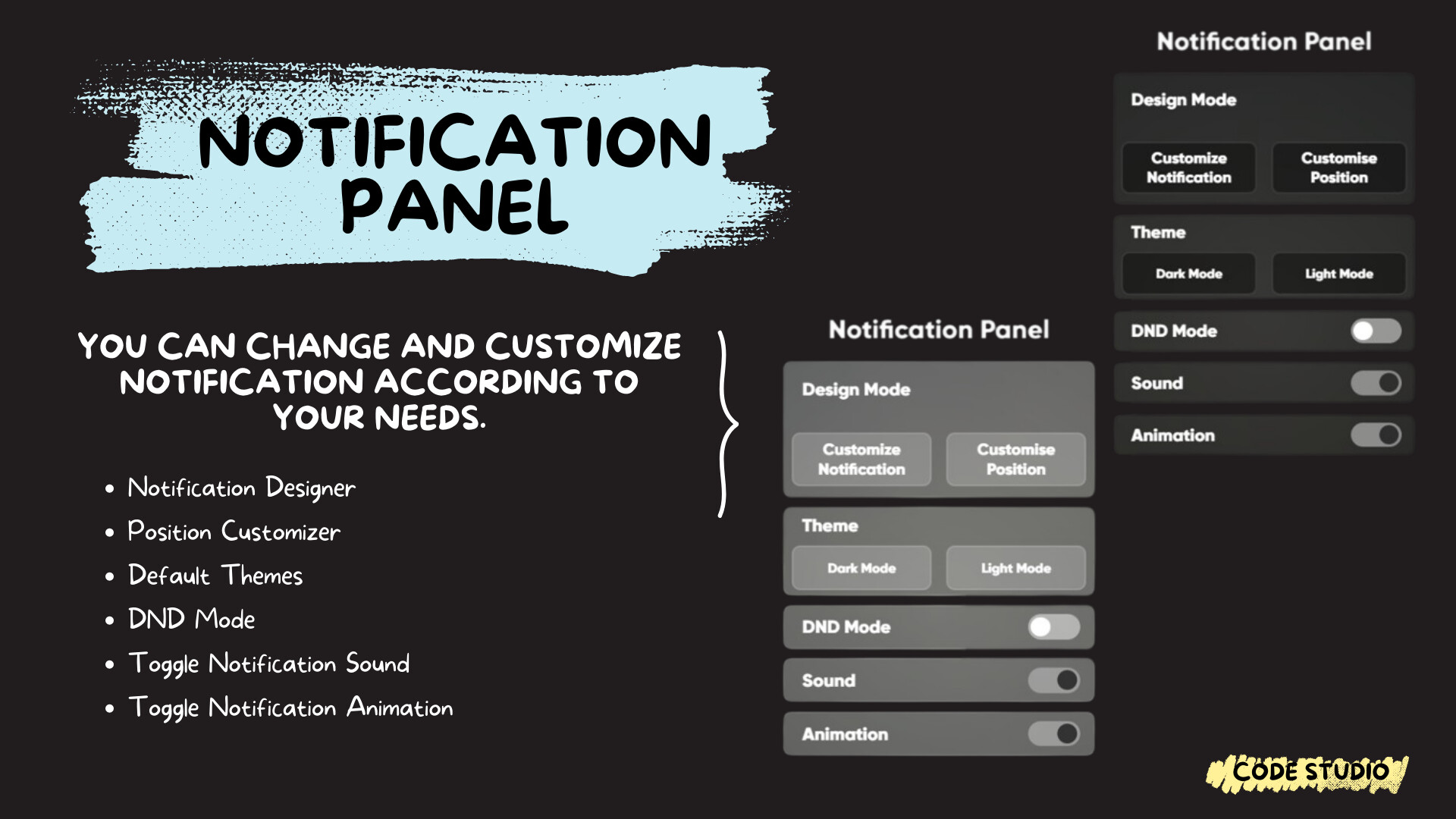 Advanced Notification | 1000+ Designs, Customizable | Best Script ...