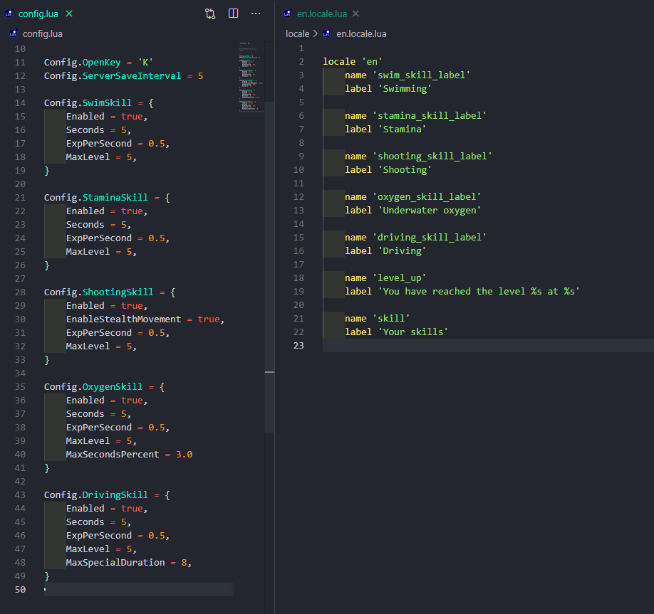 [RELEASE] PMC-SKILLS (Fully configurable & support) [PAID] - FiveM Search