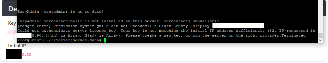 Server.cfg not executing correct Keymaster key [Linux System] - Server ...