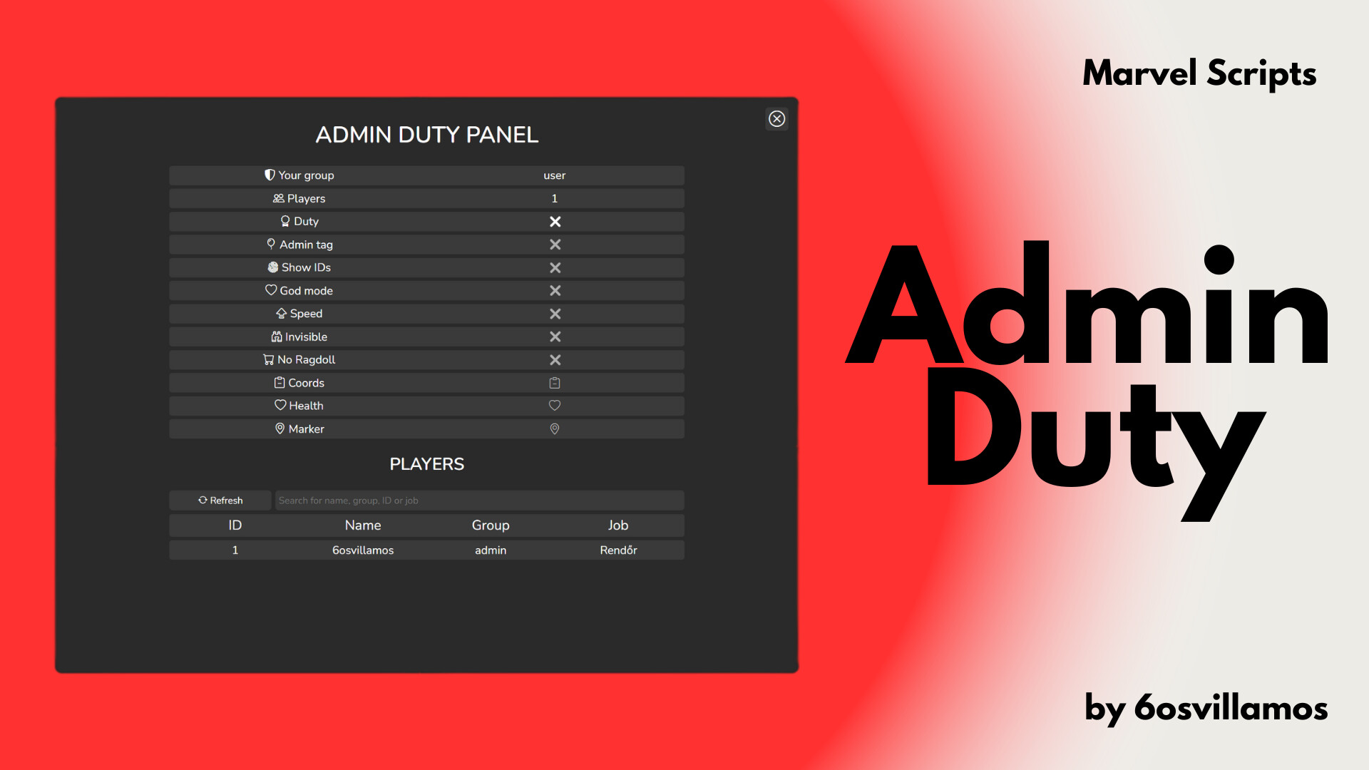 [FREE] [ESX] Admin Duty - FiveM Releases - Cfx.re Community