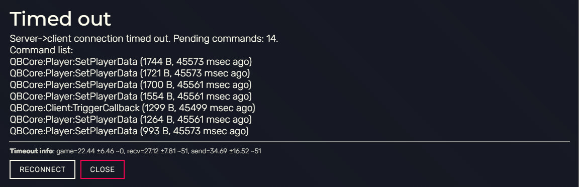 QB Core Server Connection Issue - FiveM Client Support - Cfx.re Community