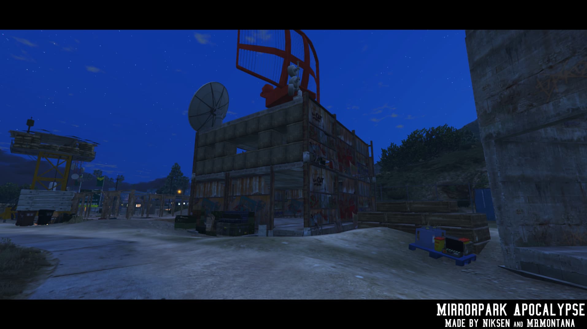 Mirror Park Safezone / Military HQ Apocalypse MAP - FiveM Search