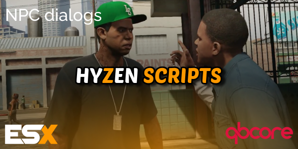 [FREE] [QBCore / ESX Legacy] Hyzen NPC Dialogs System - FiveM Releases ...
