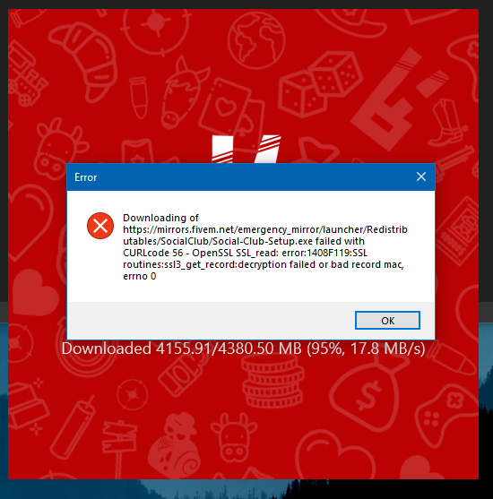 Redm Error When Installing Redm Client Support Cfxre Community 