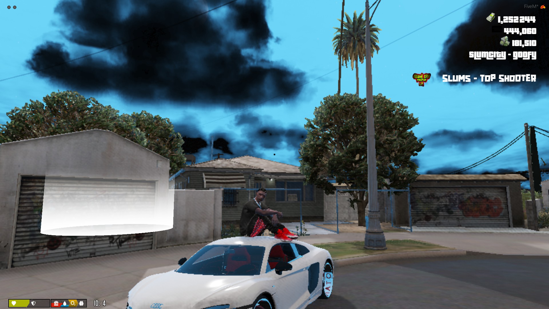 Slum city rp server | #2servers | recruiting pd| discord whitelisted ...