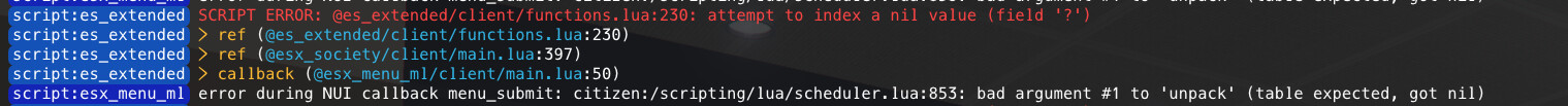 Error in my es_extended functions - ES/ESX - Cfx.re Community