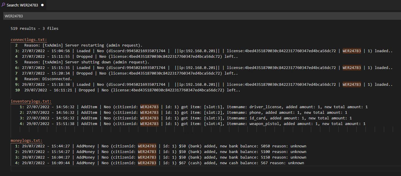 [QBCore][Paid] TextLogs - FiveM Releases - Cfx.re Community