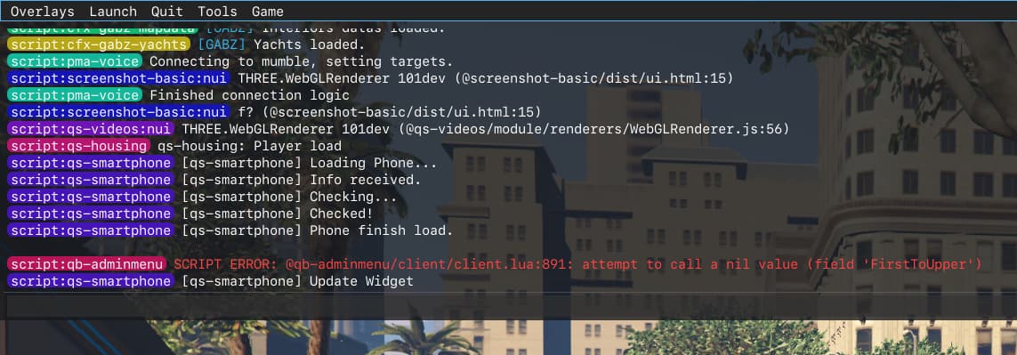 @qb-adminmenu/client/client.lua:891: attempt to call a nil value (field ... @qb-adminmenu/client/client.lua:891: attempt to call a nil value (field ...