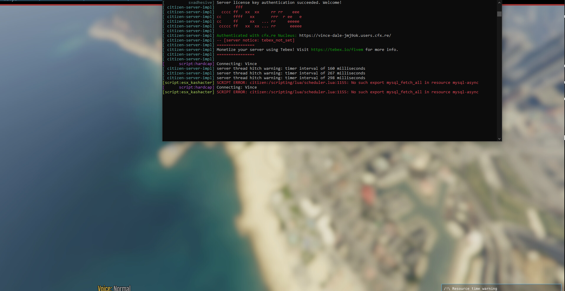 [script Esx Kashacter] Script Error No Such Export Mysql Fetch All In Resource Mysql Async