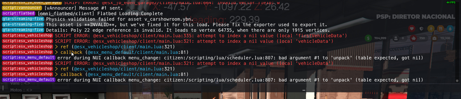 [HELP] vehicle shop errors - Discussion - Cfx.re Community