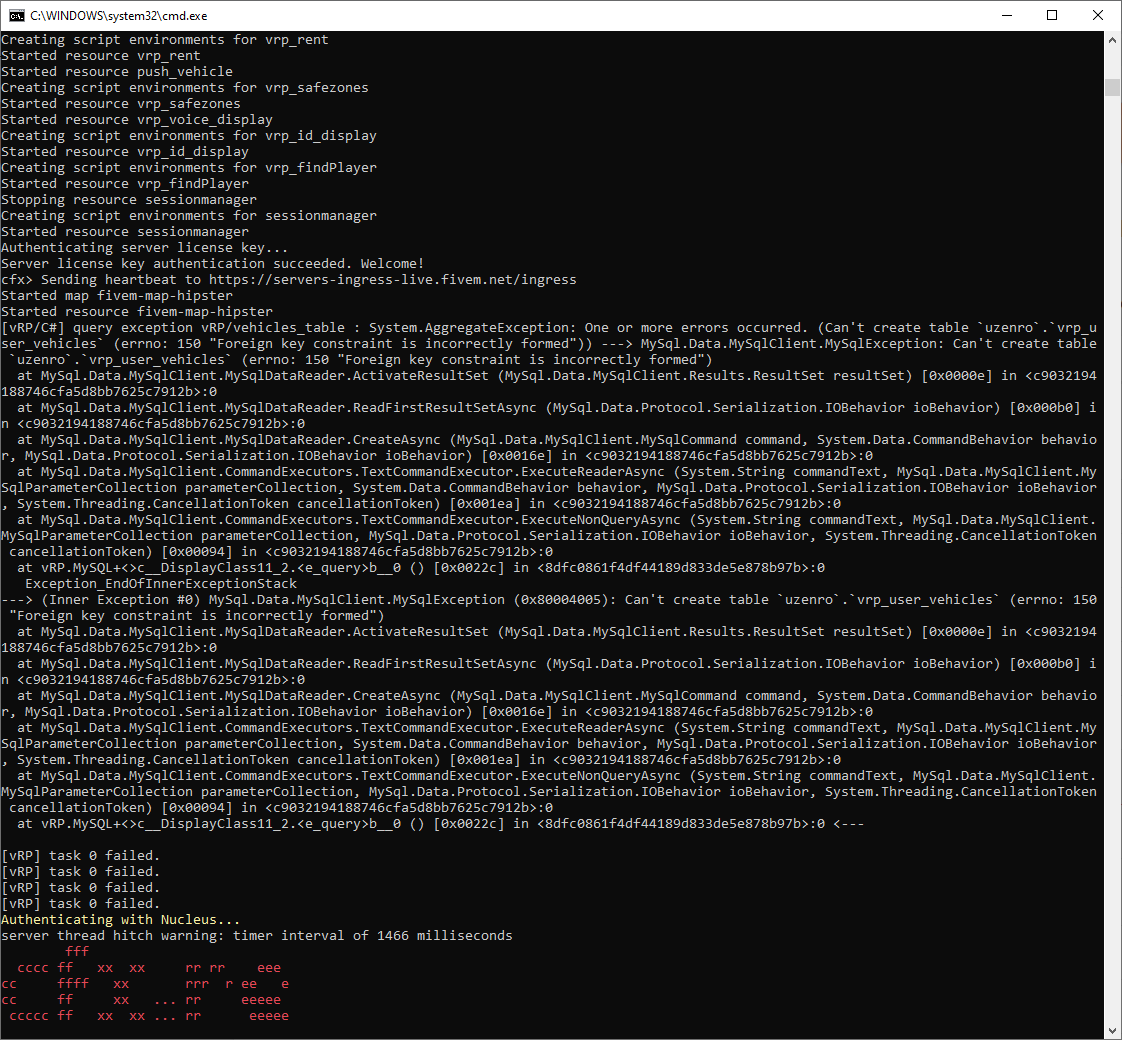 Fivem Help With Console Errors - Discussion - Cfx.re Community