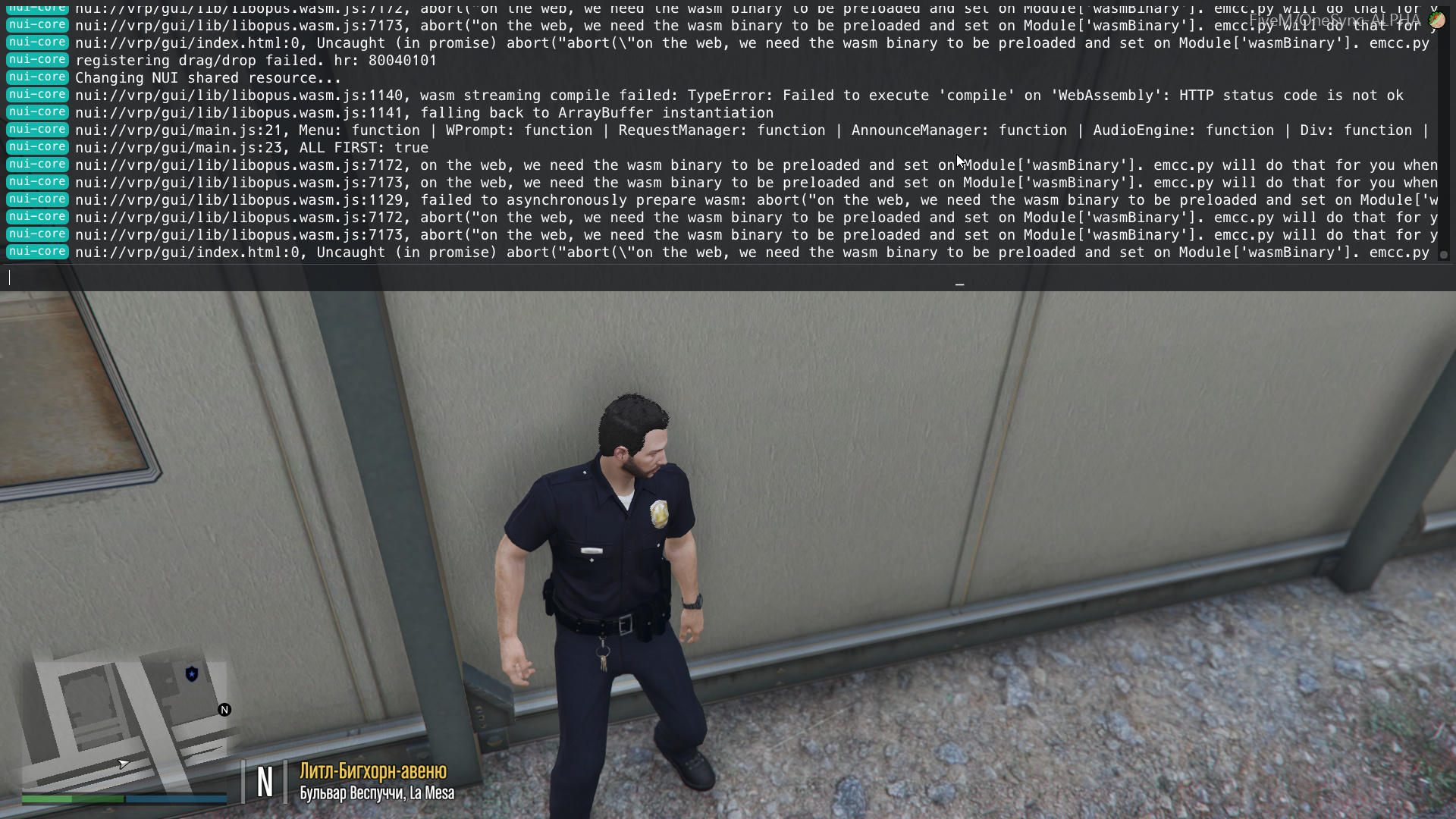 Doesn't show an interface of server. (money, hunger...) - FiveM Client ...