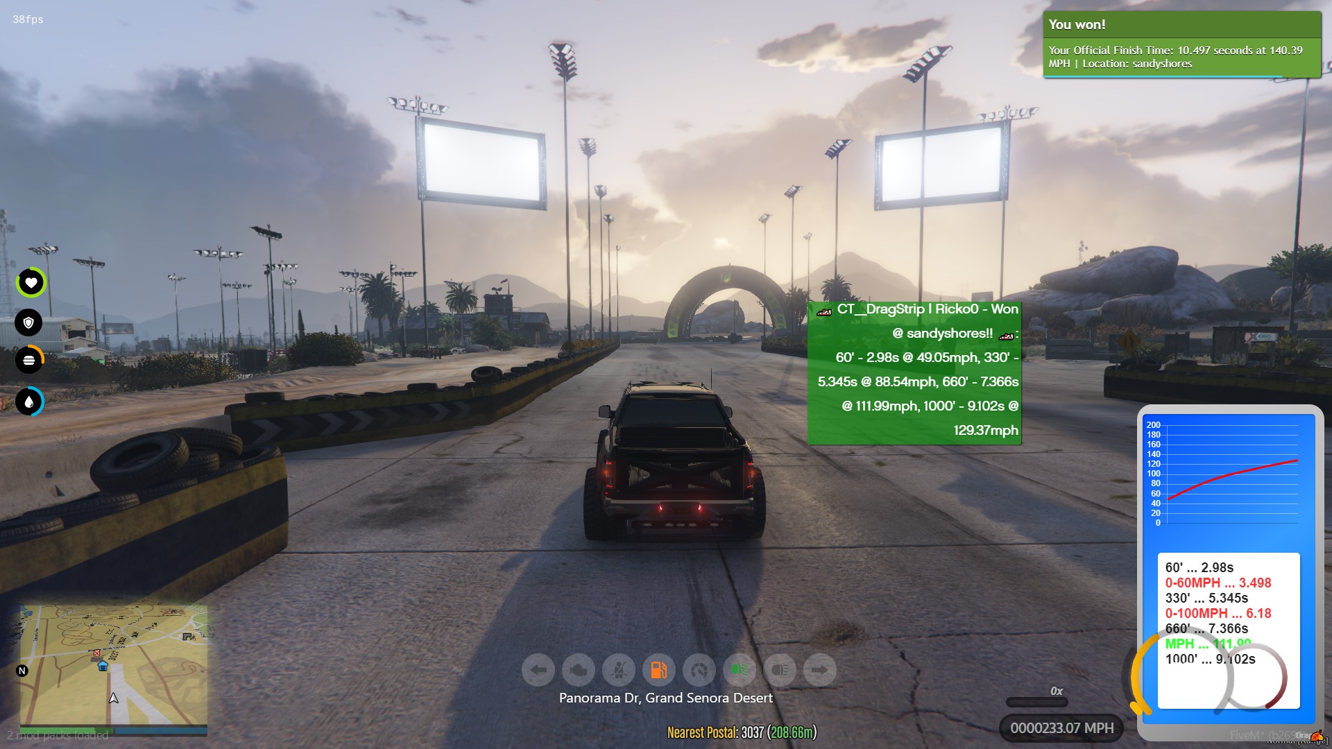 [STANDALONE/ESX/QB/VRP] CT_DragStrip v4.8 MULTI-TRACK SUPPORT | BETTING | ELO+PERSONAL RANKING ...