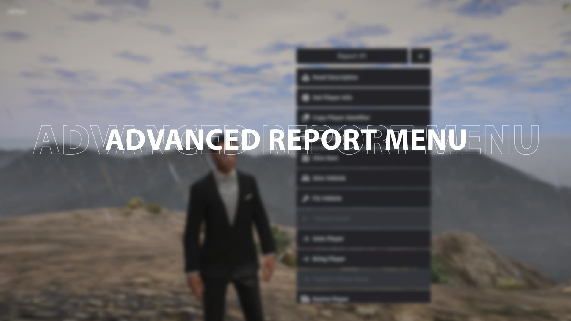 [ESX] Sarmingo Advanced Report Menu - FiveM Releases - Cfx.re Community