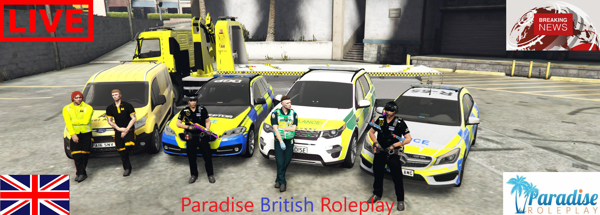 Paradise British Roleplay | Custom Cars | Active Staff | Serious RP ...