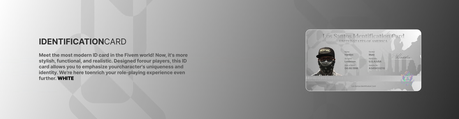 Modern ID Card Script - FiveM Releases - Cfx.re Community