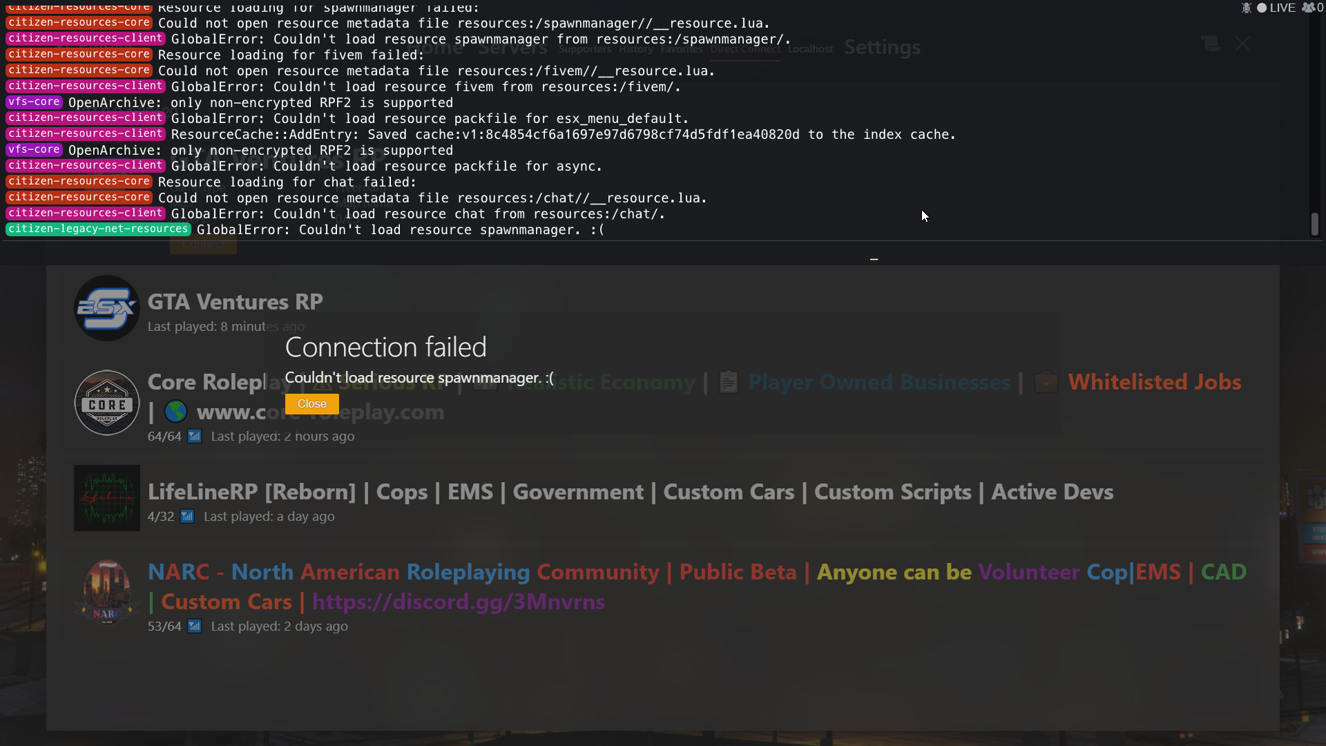[Help] I'm Having issues with Resource Lua - ES/ESX - Cfx.re Community