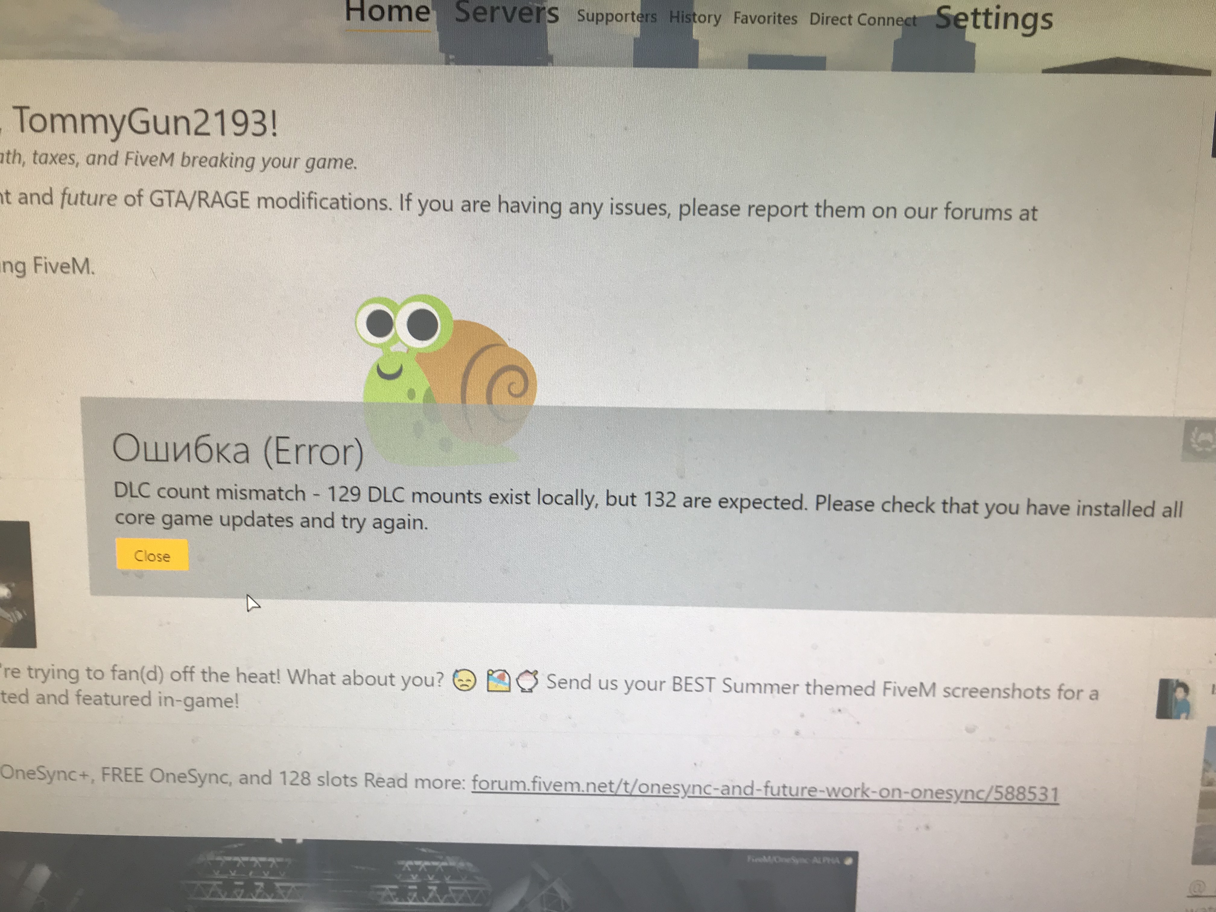 129 DLC mounts exist locally but 132 are expected - FiveM Client ...