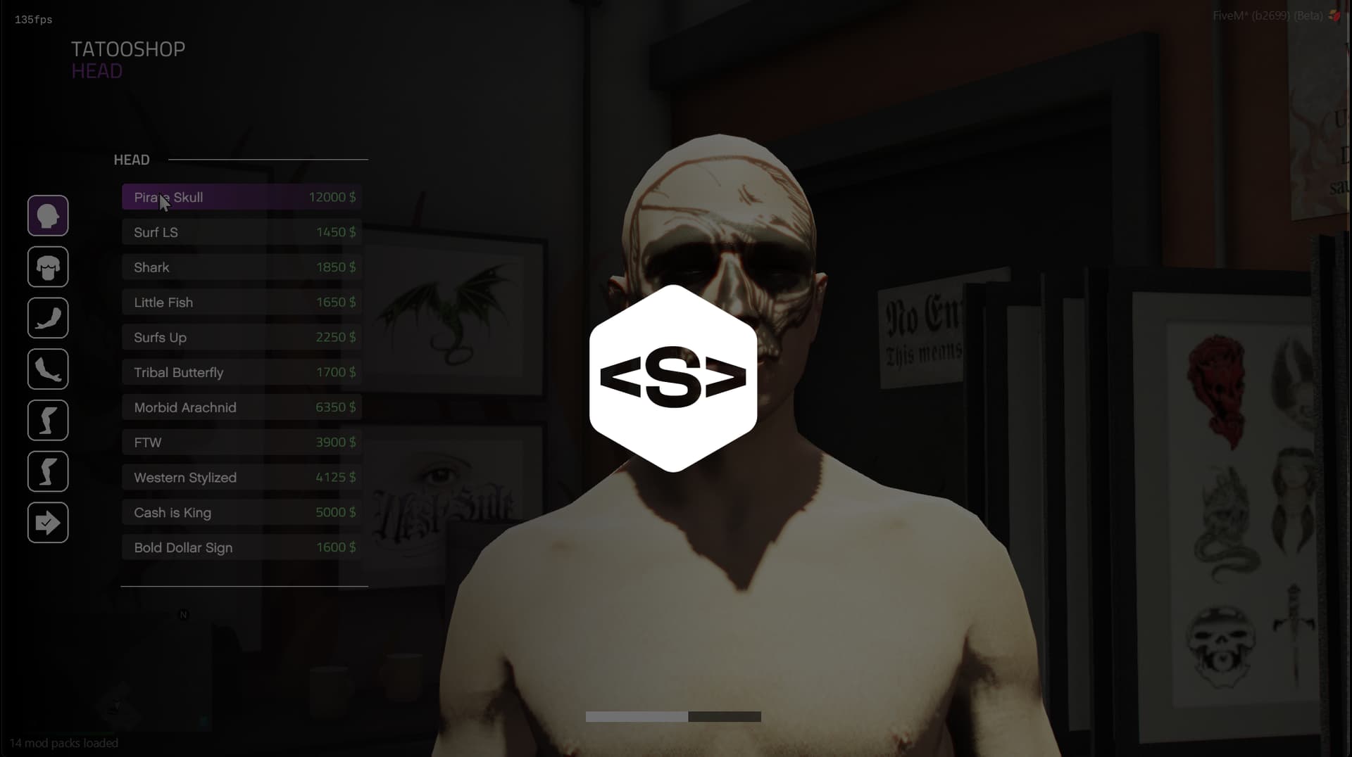 [ ESX/ QB / STANDALONE ] Tattooshop - FiveM Releases - Cfx.re Community