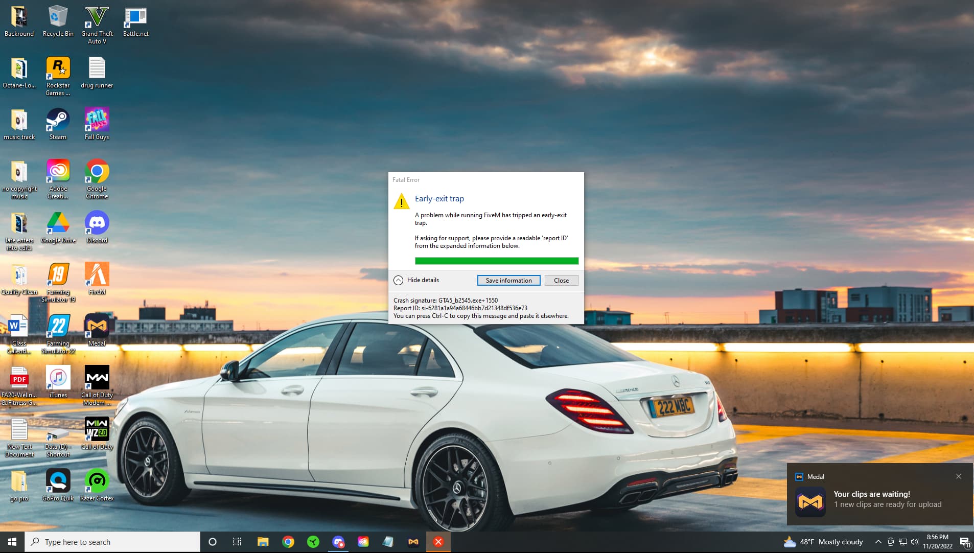 FiveM Replay editor Rockstar editor crashes when exporting. (Early exit ...