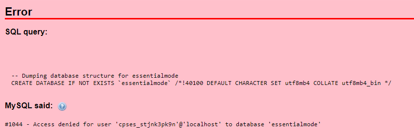 Which SQL file needs to be imported? - ES/ESX - Cfx.re Community