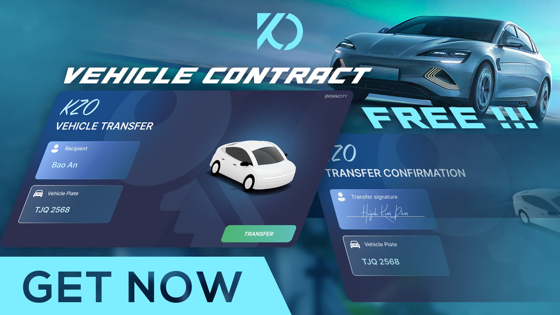 [FREE] [ESX/QB] kzo_contract | KzO Exclusives | Vehicle Transfer ...