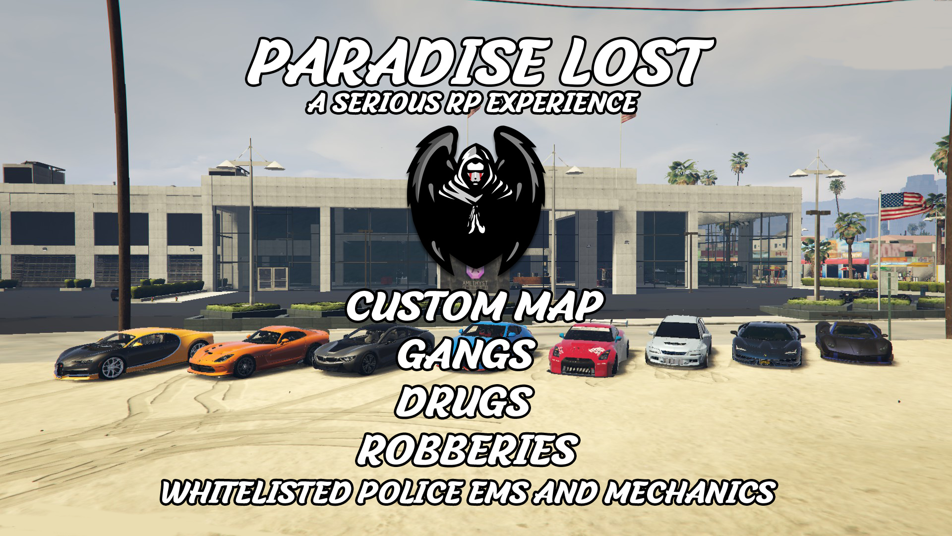 Paradise Lost RP - |Serious RP| |Custom Map| |Lots of white listed Jobs ...