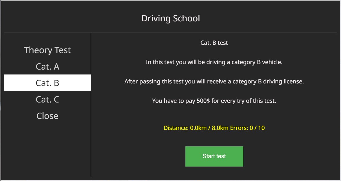 [PAID] [ESX & QBCORE] Driving School - FiveM Releases - Cfx.re Community