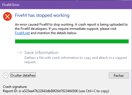 FiveM Crash after 15 a 20 minutes - FiveM Client Support - Cfx.re Community