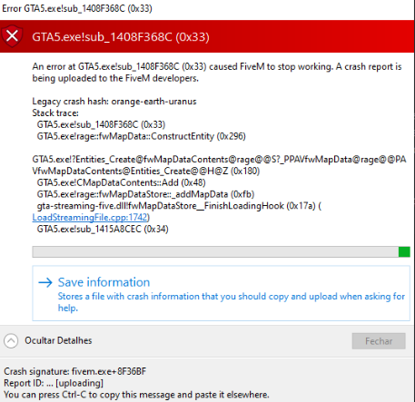 FiveM crash in spawn server - FiveM Client Support - Cfx.re Community