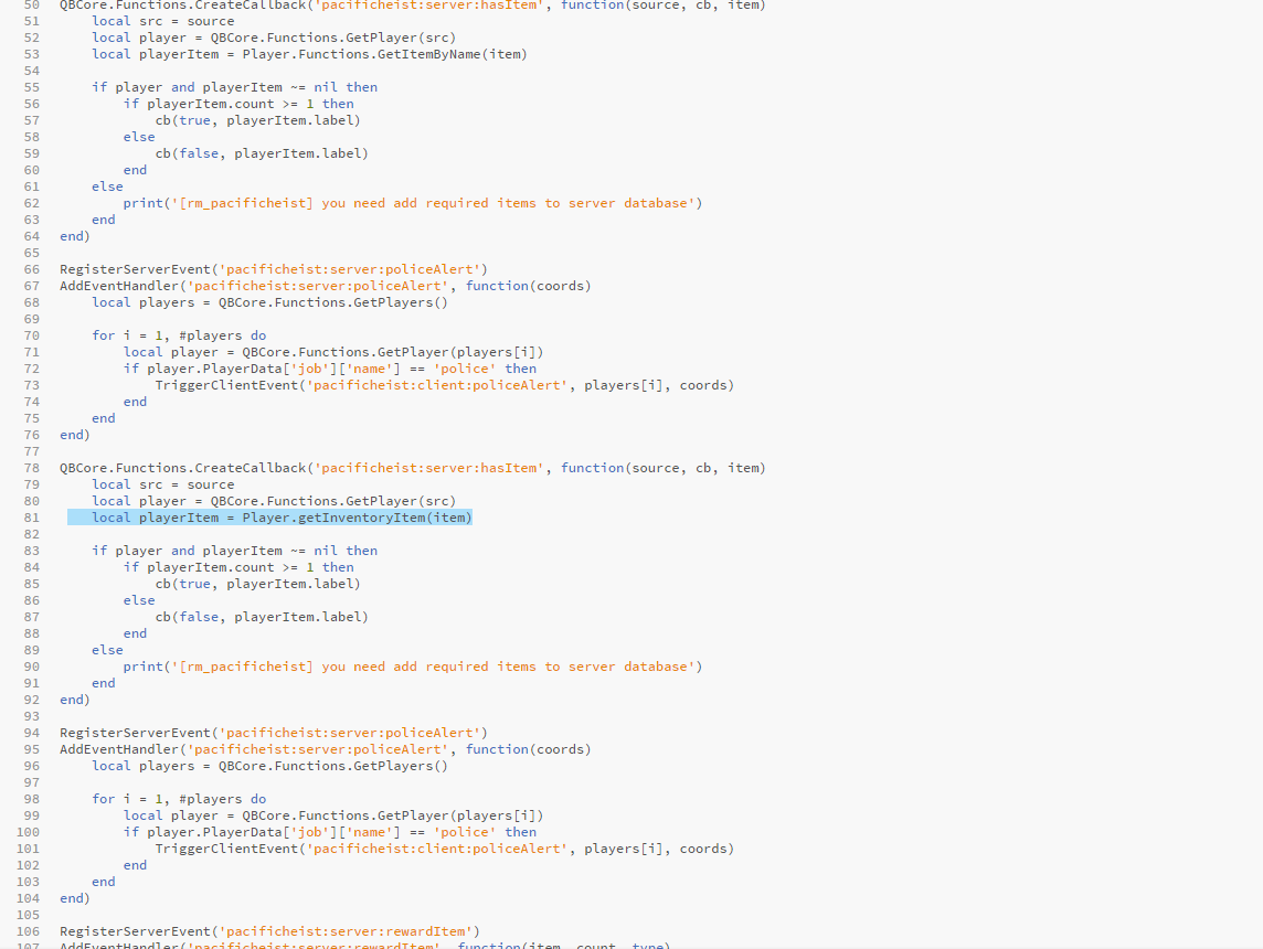 Issue with converting esx to QBcore - ES/ESX - Cfx.re Community