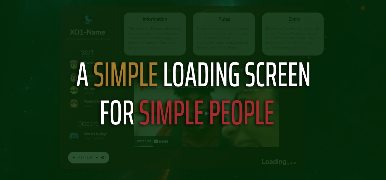 [FREE] Loading Screen for Simple People - FiveM Releases - Cfx.re Community