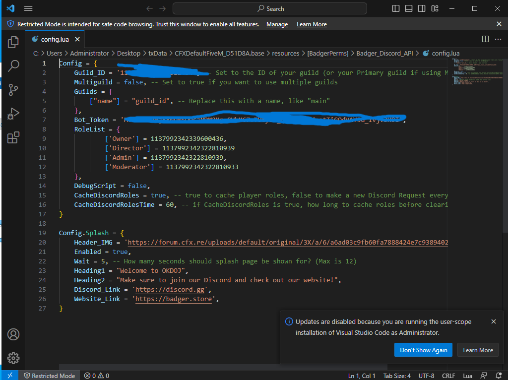 Discord Ace Perms - Resource Support - Cfx.re Community