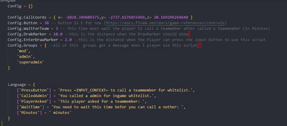 [FREE] [ESX] Call Team For Ingame Whitelist - FiveM Releases - Cfx.re Community