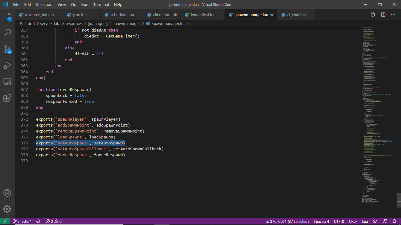 Spawnmanager is not working (help) - Discussion - Cfx.re Community