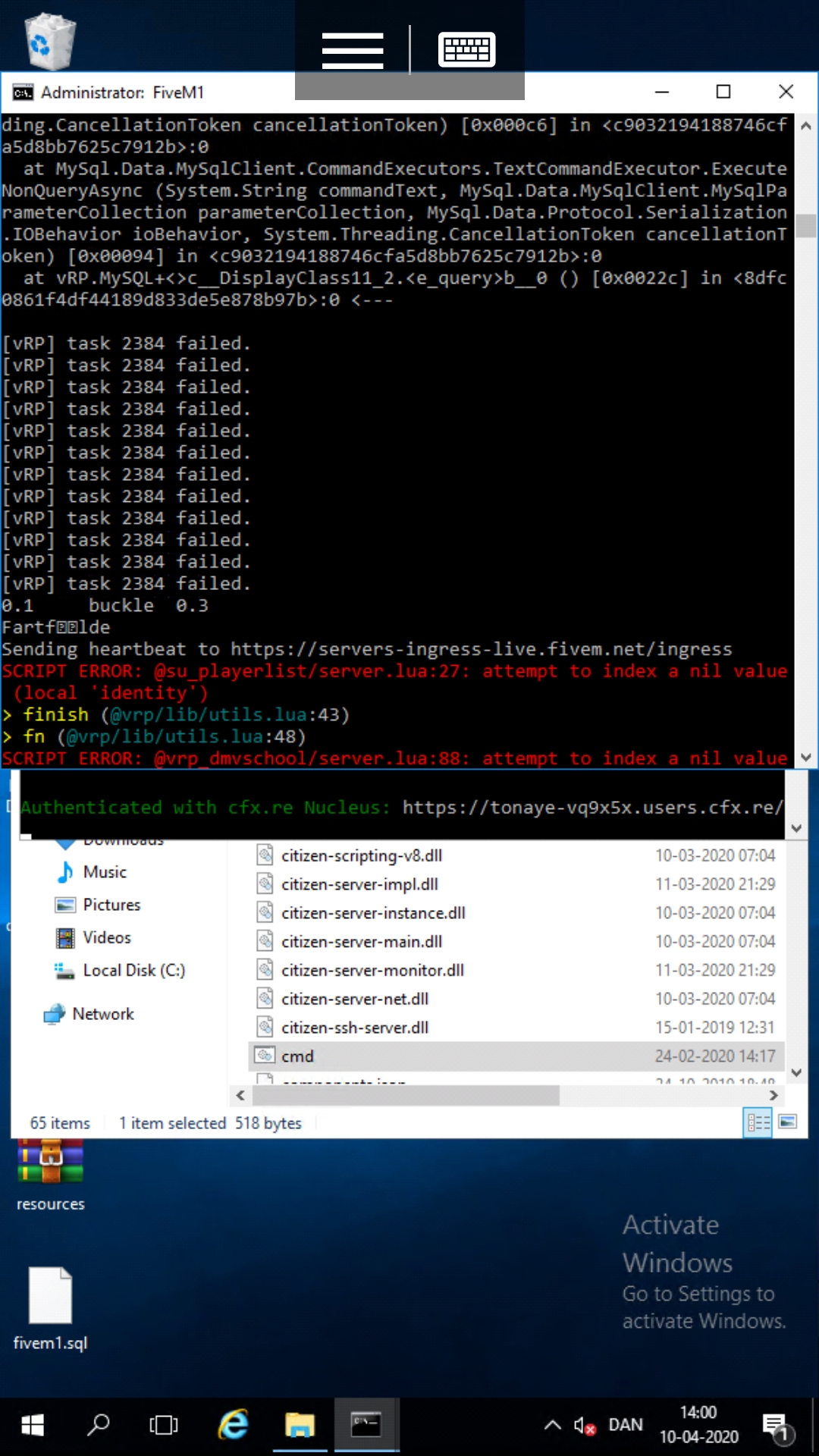 Fivem server database - Resource Support - Cfx.re Community
