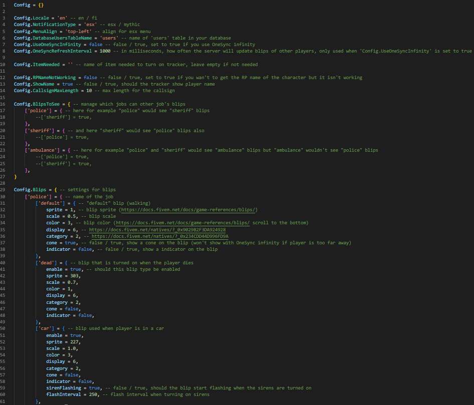 [ESX] esx_tk_tracker - Job GPS System (Police Blips) - FiveM Releases ...