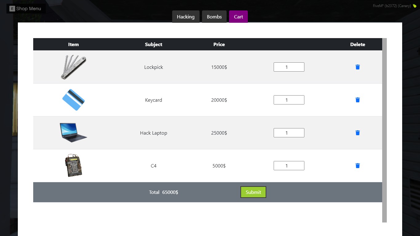 Advanced Black Market | Blackmarket Script - FiveM Search