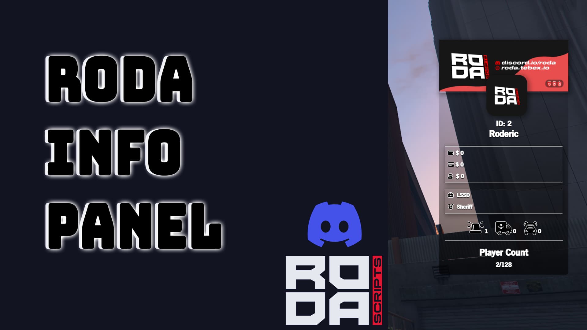 FREE | ESX & QBCore | Roda Panel - FiveM Releases - Cfx.re Community