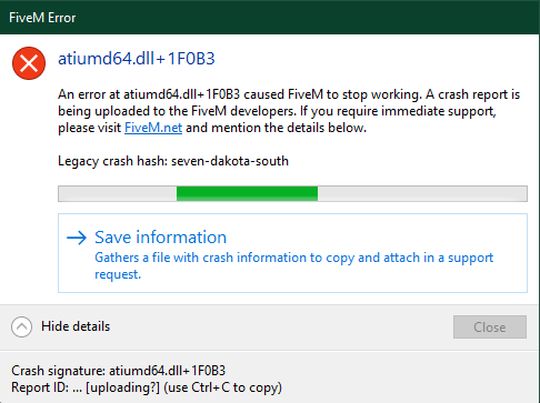 FiveM Crash on boot - FiveM Client Support - Cfx.re Community