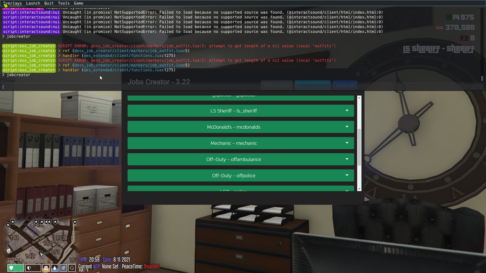 💼 Jobs Creator 8.0 [ESX][QBCore] - in-game Job Creation Menu without ...