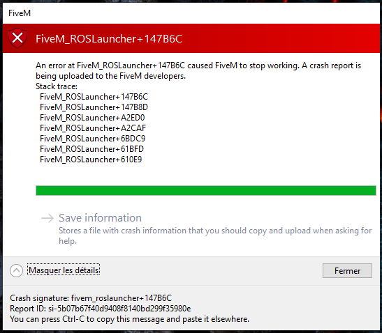 Fivem crashes - FiveM Client Support - Cfx.re Community