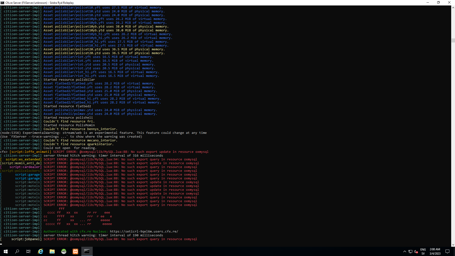 How do i fix this? - Server Discussion - Cfx.re Community