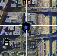 I have a strange blue police blip that I don't know were is coming from ...