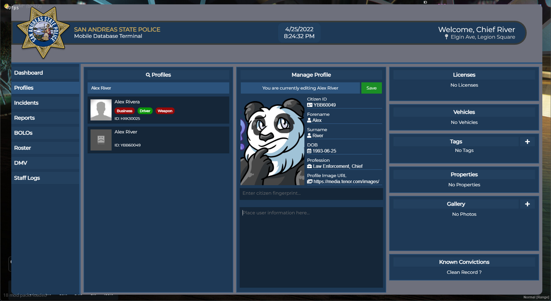 [Project Sloth] [FREE] QBCore Dispatch & MDT - FiveM Releases - Cfx.re ...